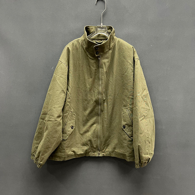 欧洲站立领拉链夹棉休闲夹克外套