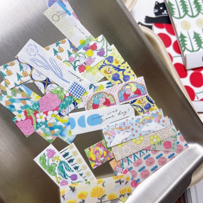 浮光分装 锦宫Kitta登岛！统统自留款！美丽又好用！手帐胶带贴纸