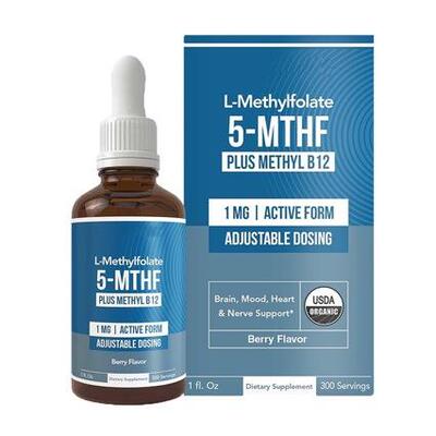 跨境甲基叶酸剂 L-Methylfolate 5-MTHF 60ml/支持o em代加工样品