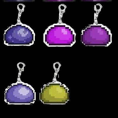 泰拉瑞亚Terraria史莱姆全系列亚克力周边双面背包挂件钥匙扣礼品