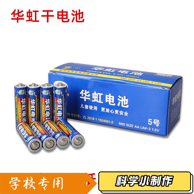 华虹电池 5号1.5V家用普通电动儿童玩具家用遥控器数码干电池S13