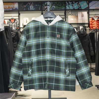 李宁反伍运动棉服男运动上衣外套