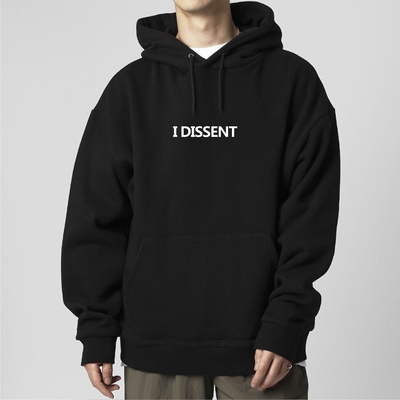 Idissent我反对连帽套头卫衣男