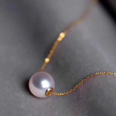 项链路路通圆形百搭天然淡水珍珠