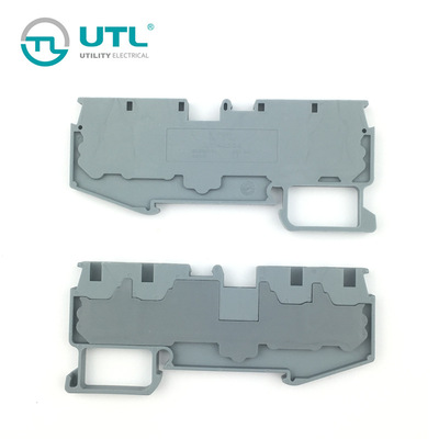 尤提乐直插式弹簧导轨端子排