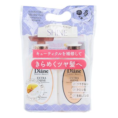 Moist Diane光泽亮丽洗头水+护发素套装男女通用植物提取物洗护版