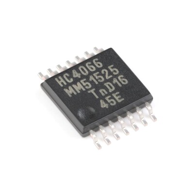 原装正品 74HC4066PW,118 TSSOP-14 四路单刀单掷模拟开关芯片