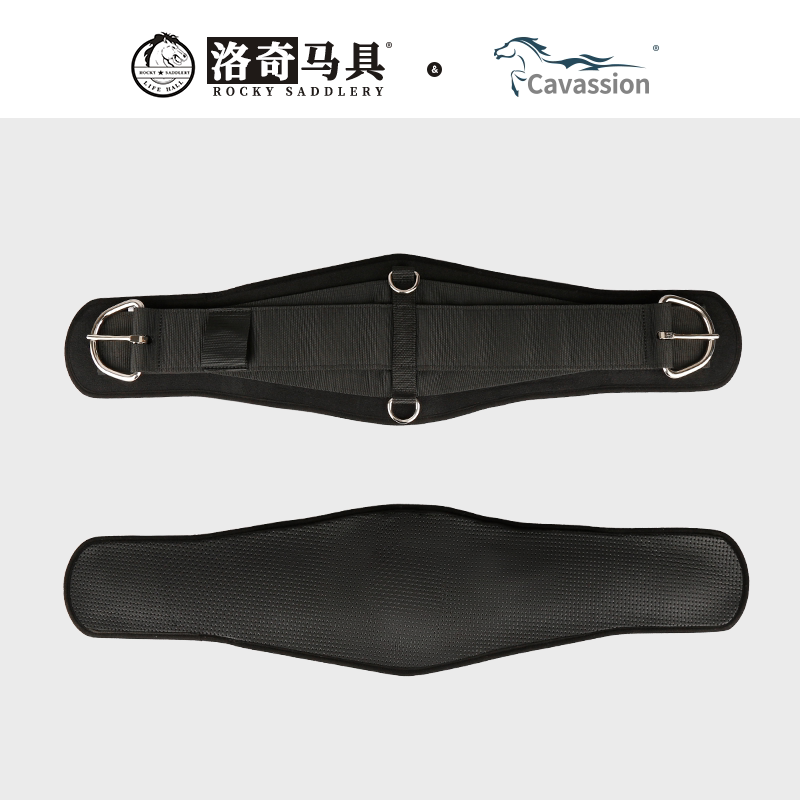 cavassion西部防磨肚带(菱形) 马匹马术装备 洛奇马具8511003