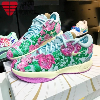 詹姆斯21花卉减震实战篮球鞋耐克