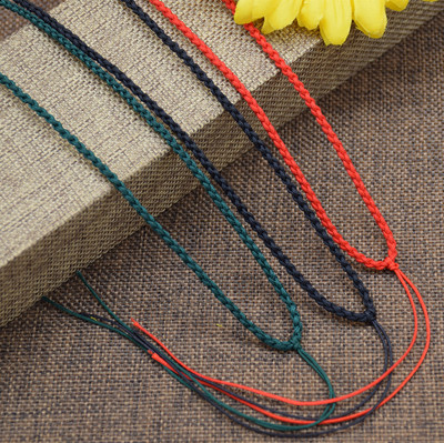 精工手编72#4股吊坠项链绳男女