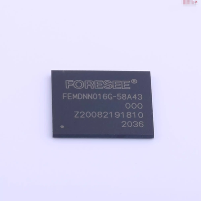 eMMC FEMDNN016G-58A43 FBGA-153 原装正品 电子元器件配单