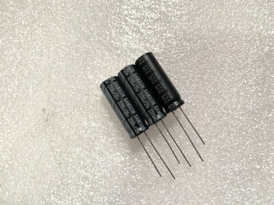 原装港资三信 液晶电源板 铝电解电容 25V2200UF 2200UF25V 10X30