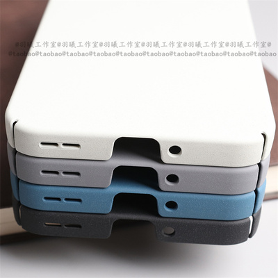 ins冷淡风颗粒粗糙细磨岩砂硬壳适用OPPOReno13Pro手机壳古董白色Reno12简约轻薄Reno15全包圆边Reno14男女款