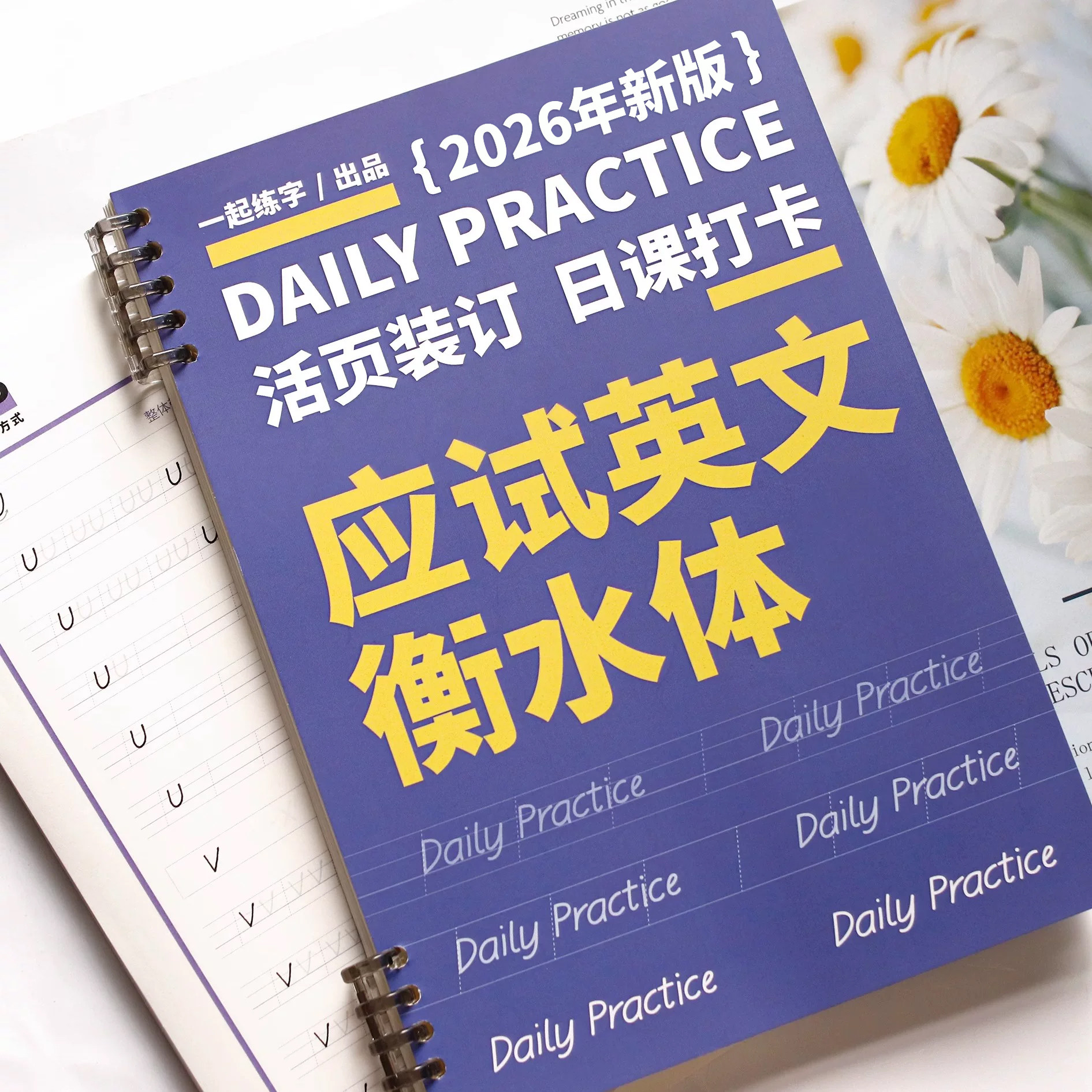 应试英文衡水体练习字帖学生应试中考高考成人练字临摹字帖