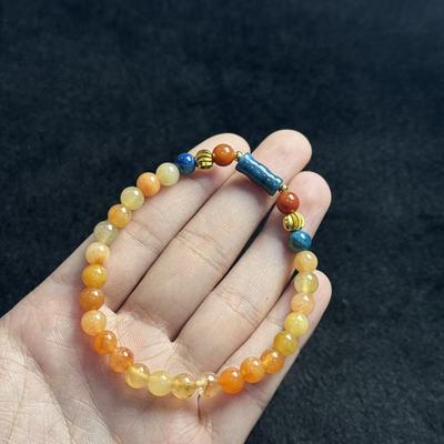 硅化玉珊瑚玉手串-约6mm-多样性发货- T福-A4412