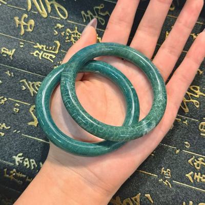 硅化玉珊瑚玉圆条手镯-多样性发货-T福-A5992