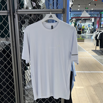 阿迪达斯正品男士简约短袖T恤