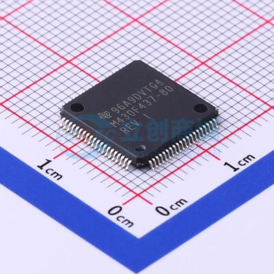 MSP430F437IPNR LQFP-80(12x12) 单片机(MCU/MPU/SOC) TI(德州仪