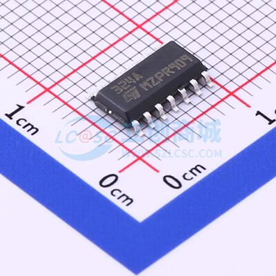 LM324ADT SOIC-14 运算放大器 ST(意法半导体)全新原装 电子元件