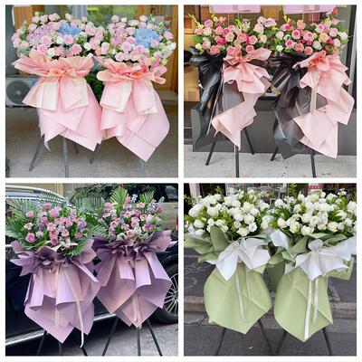湘潭市雨湖岳塘区九华湘潭县鲜花店同城配送朋友新店开业大麦花篮