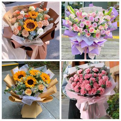 教师节送长辈生日康乃馨向日葵重庆市沙坪坝区虎溪西永联芳鲜花店