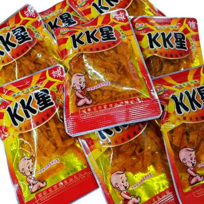 德建KK星面筋辣条500g独立小包装湖南特产麻辣辣条怀旧休闲小零食