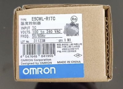 欧姆龙温控器E5CWL-R1TC，继电器输出，一路报警，K型热电偶输入