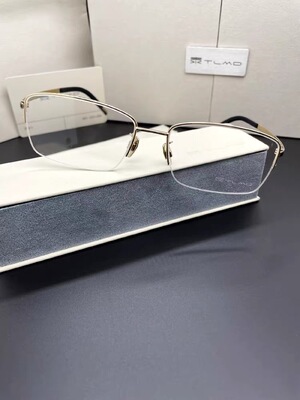TLMD泰勒梅德纯钛男士商务镜框 半框近视眼镜架 专柜同款T5004