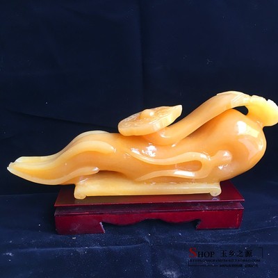 人参如意米黄玉玉乡之源酒柜书柜