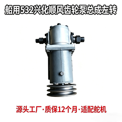 船用CBN-F5321兴化顺风齿轮泵总成 140盘花键泵座 船舶液压舵机