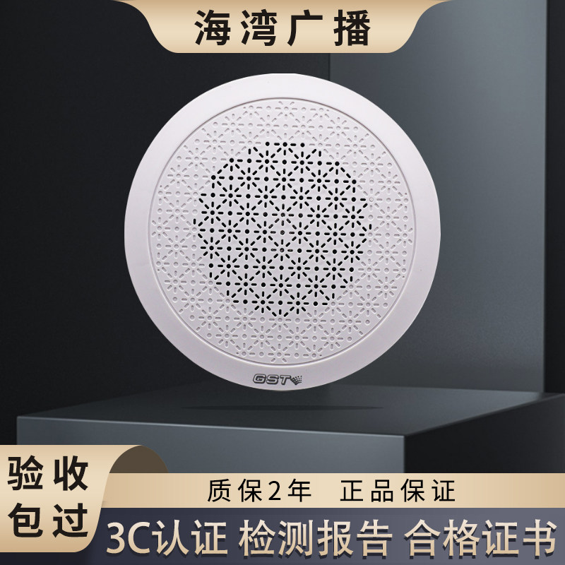 海湾安装广播HY6251壁挂HY6253扬声器新款室内壁挂音箱功放喇叭