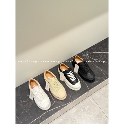 24FW增高厚底小白鞋饼干鞋
