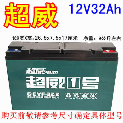 电池12V32AH/6-EVF-32超威