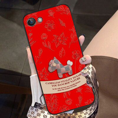 小马适用苹果6plus手机壳情侣男女款iPhone6s硅胶软壳6splus新款6复古卡通新年中国风国潮创意个性花朵保护套