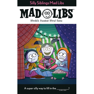 预订 Silly Siblings Mad Libs 英文 *游戏书 儿童游戏书 趣味活动书 疯狂填词 Silly Siblings Mad Libs: World's Greatest Word