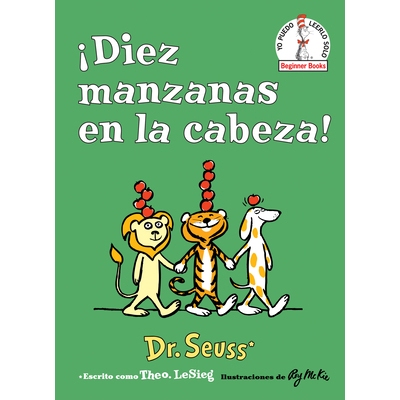 预订 ！Diez Manzanas en la cabeza！ （十个苹果在上面！西班牙语版） 西班牙文 数学启蒙 数字启蒙 数感培养 初学者读物 !Diez
