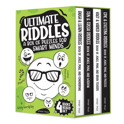 预订 *谜语（盒装 4 本书） 游戏活动 *谜题 英文  Ultimate Riddles (Boxed Set of 4 Books) 9789362147608