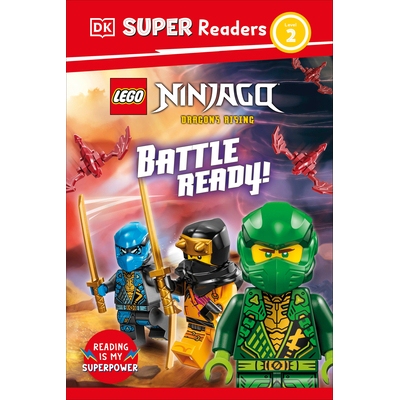 预订 DK Super Readers 2 级乐高幻影忍者龙崛起战斗准备就绪！ DK超级读者 分级读物 入门级 英文版 DK Super Readers Level 2 LE