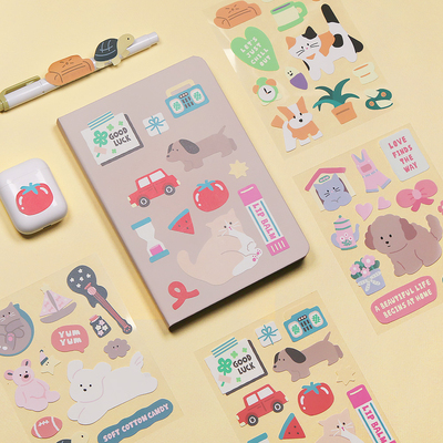 韩国文创贴纸ins卡通无痕diy装饰