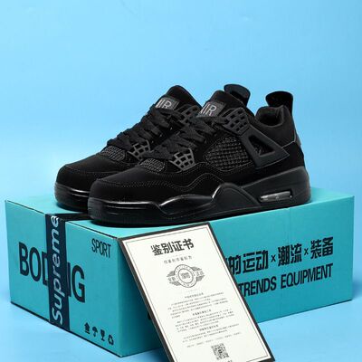 莆田纯原aj4电母男鞋2025新款白水泥高帮aj3篮球鞋运动休闲板鞋女