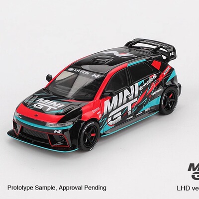 [程逸预售] MINIGT 1:64 现代Ioniq 5N 2025京东展 合金车模1098