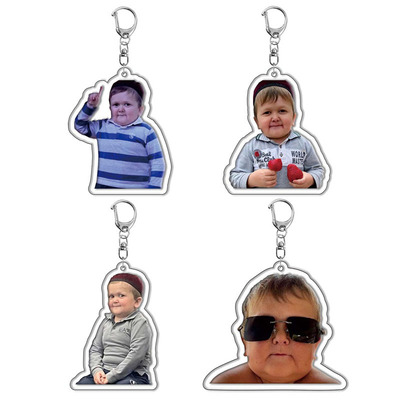 哈斯布拉·马戈梅多夫夹层钥匙扣人物周边亚克力挂件表情包迷因me