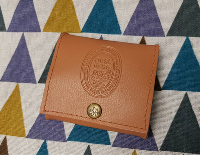 棕色棕色硬币包搭扣零钱