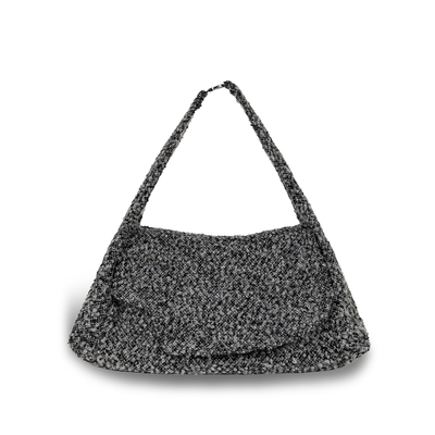 SoleMass Wool Crossbody Bag 羊毛肌理单肩极简通勤百搭斜跨包包