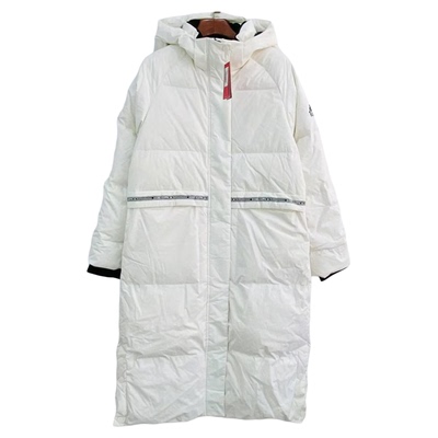 Kappa卡帕女款秋冬新款羽绒服休闲中长款加厚保暖防寒服K0862YY37