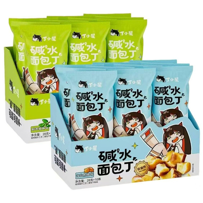 优乐麦碱水面包丁28g海盐焦糖味