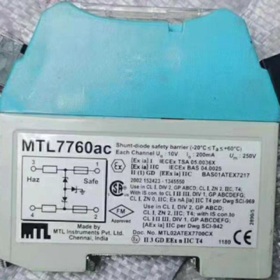议价伊顿 MTL齐纳安全栅 MTL7760ac 全新原装正品保证 MTL7760安