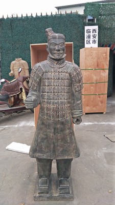 兵马俑工厂秦艺轩商务礼品送老外