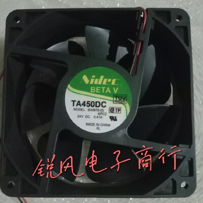 Nidec BETAV TA450DC B34978-55 24V 0.41A 12cm 变频器风扇