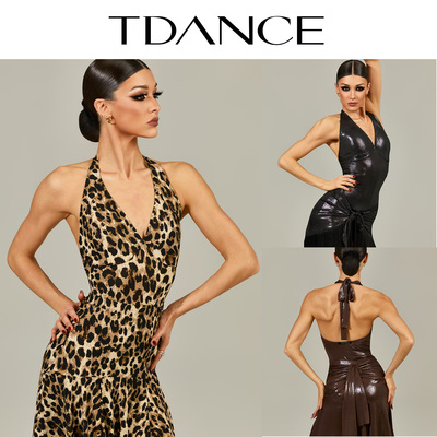 TDANCE挂脖绑带连体上衣